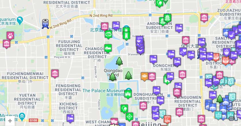 China Maps | Beijing Visitor Travel Guide To China