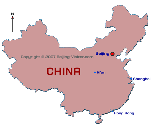 China Maps | Beijing Visitor Travel Guide To China