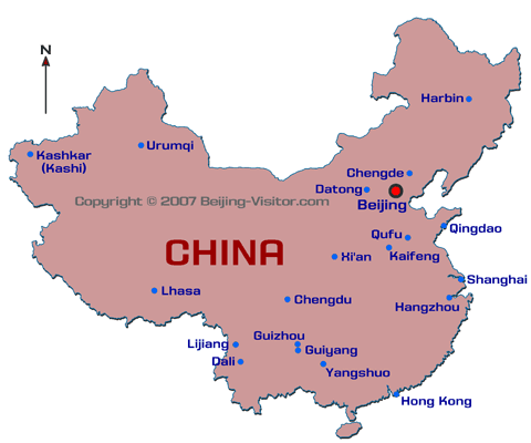 China Maps | Beijing Visitor Travel Guide To China